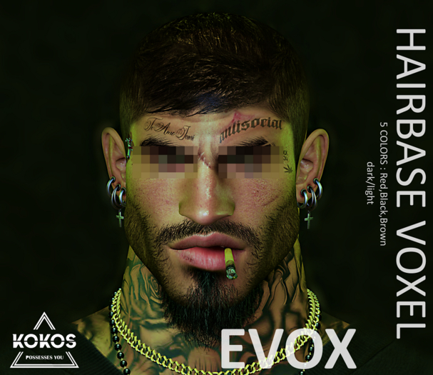 Second Life Marketplace - KOKOS-HAIRBASE VOXEL-EVOX Second Life Marketplace - KOKOS-HAIRBASE VOXEL-EVOX